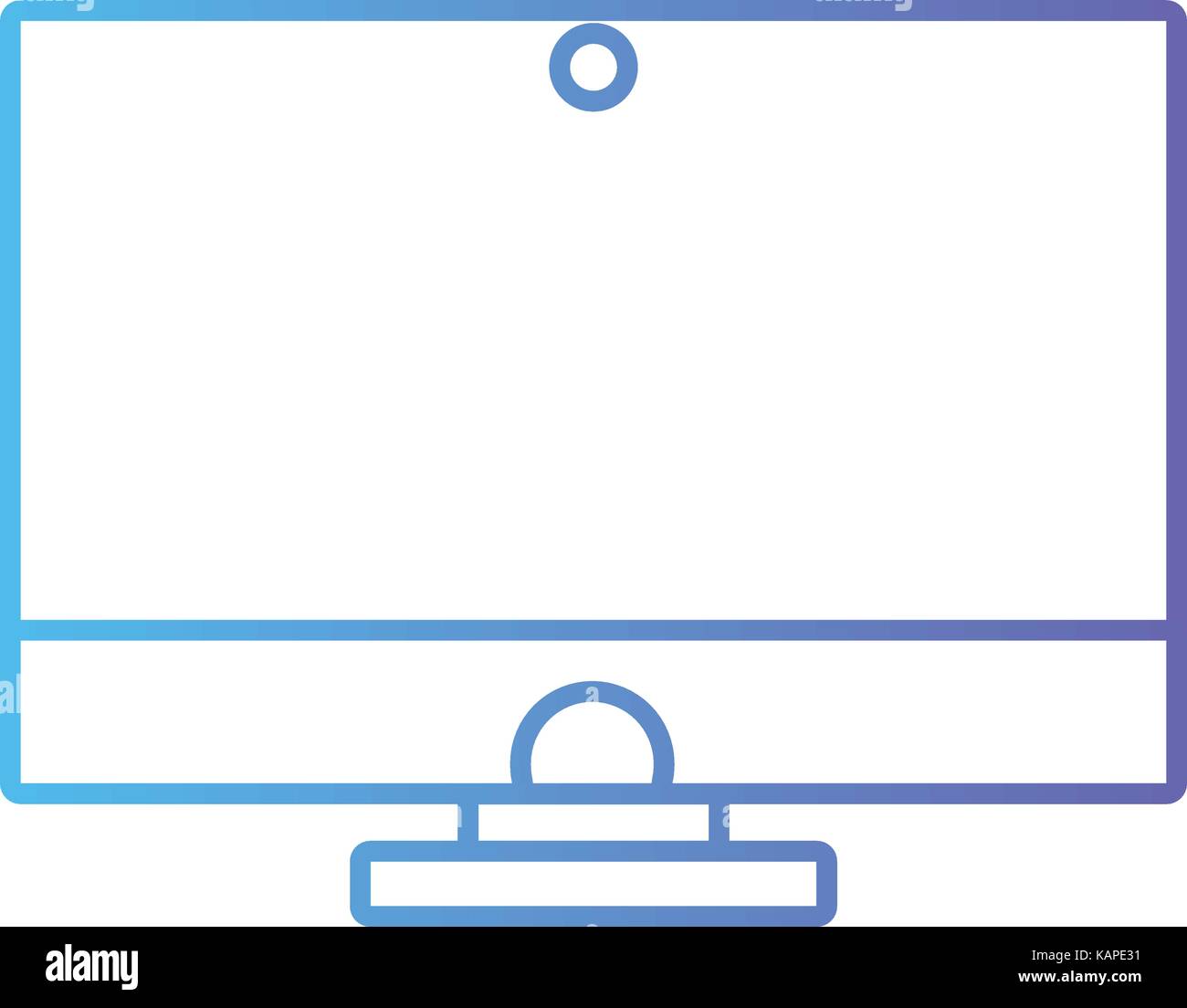 line computer technology with electronic information Stock Vector Image ...