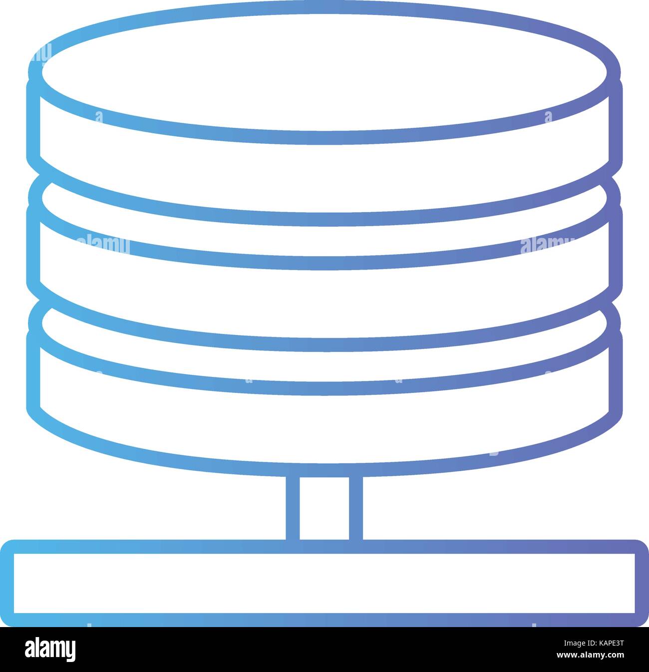 line database technology to conection server information Stock Vector ...