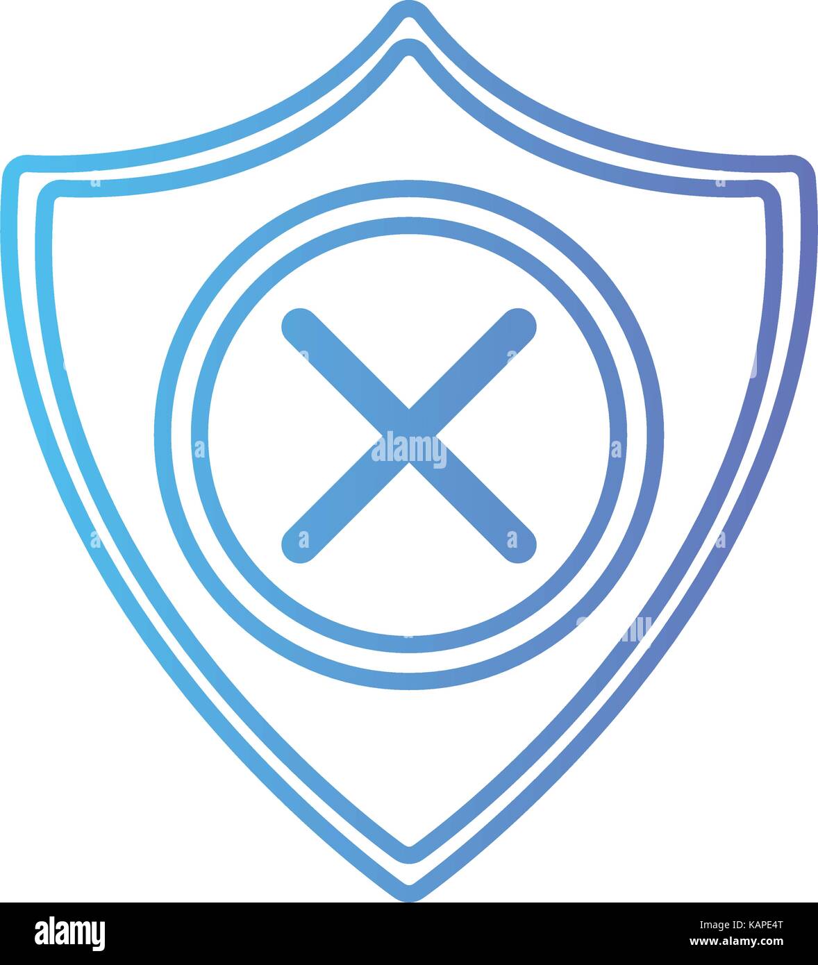 line security shield to technology protection icon Stock Vector Image ...