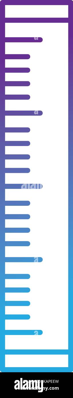 line ruler school tool object design Stock Vector Image & Art - Alamy