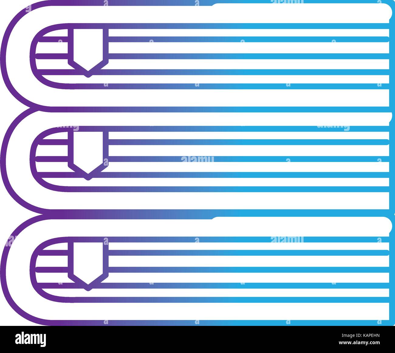 line books object to education knowledge literature Stock Vector Image ...