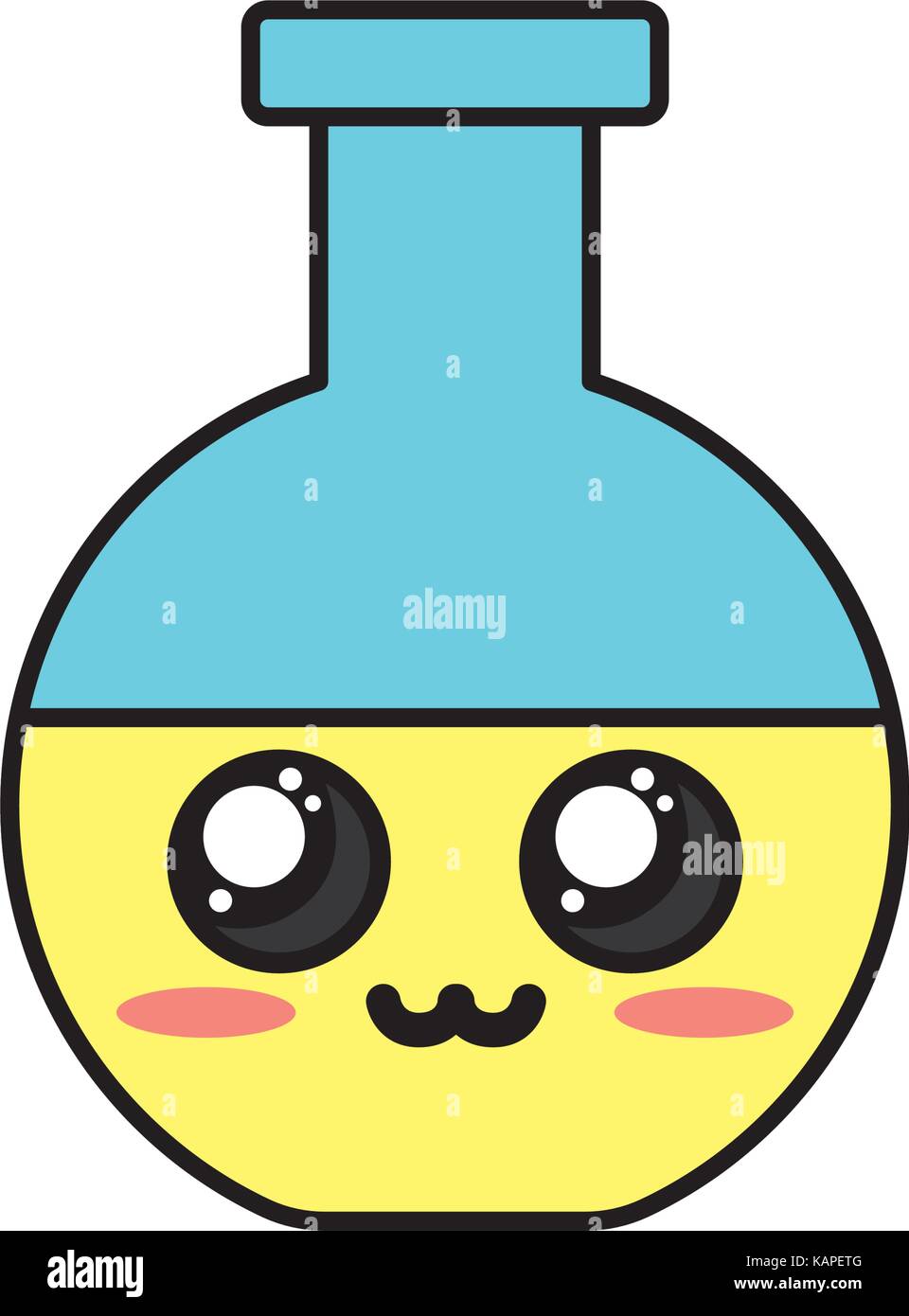 kawaii cute tender erlenmeyer flask Stock Vector Image & Art - Alamy