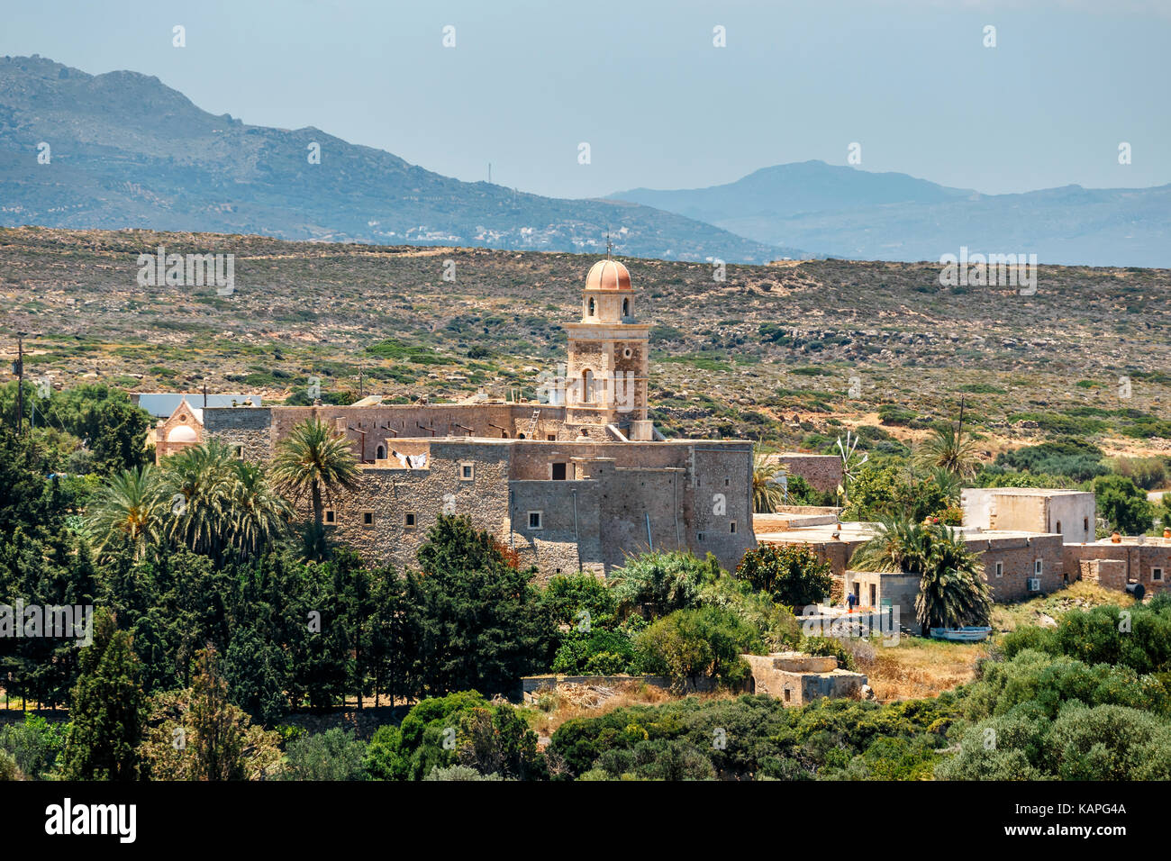 Church of Toplou Monastery. It is a Eastern Orthodox monastery in the ...