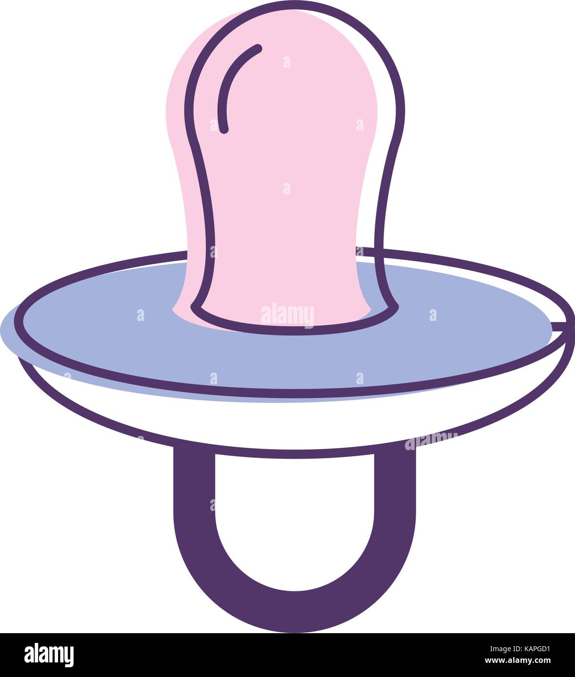 pacifier baby tool to calm them Stock Vector Image & Art - Alamy