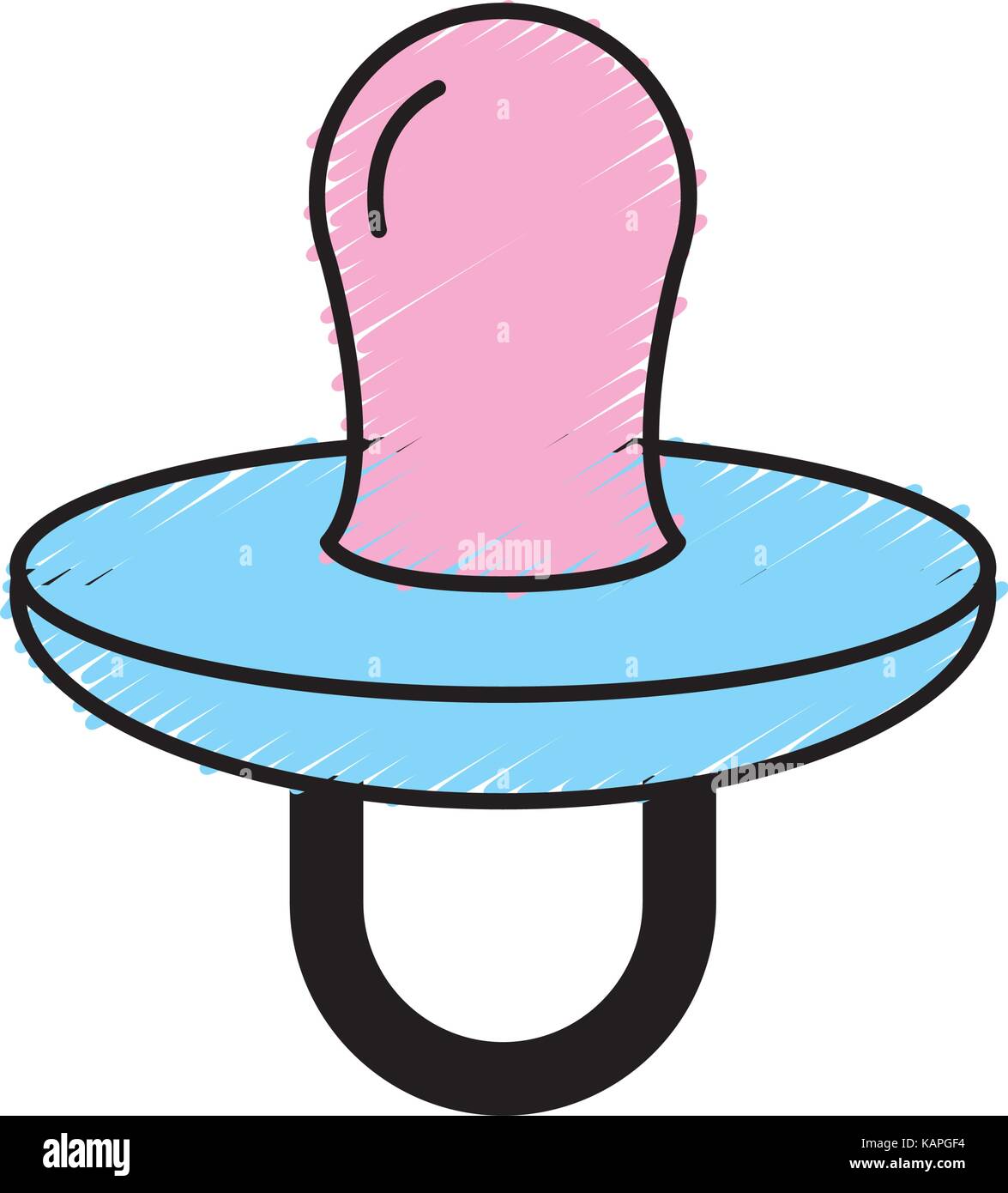 pacifier baby tool to calm them Stock Vector Image & Art - Alamy