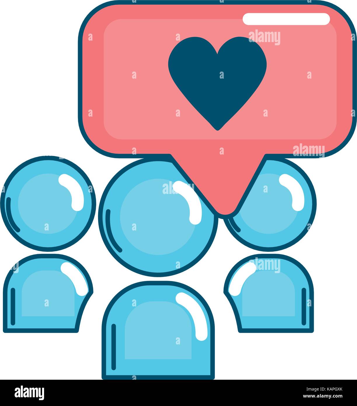 social media chat bubble connect Stock Vector Image & Art - Alamy