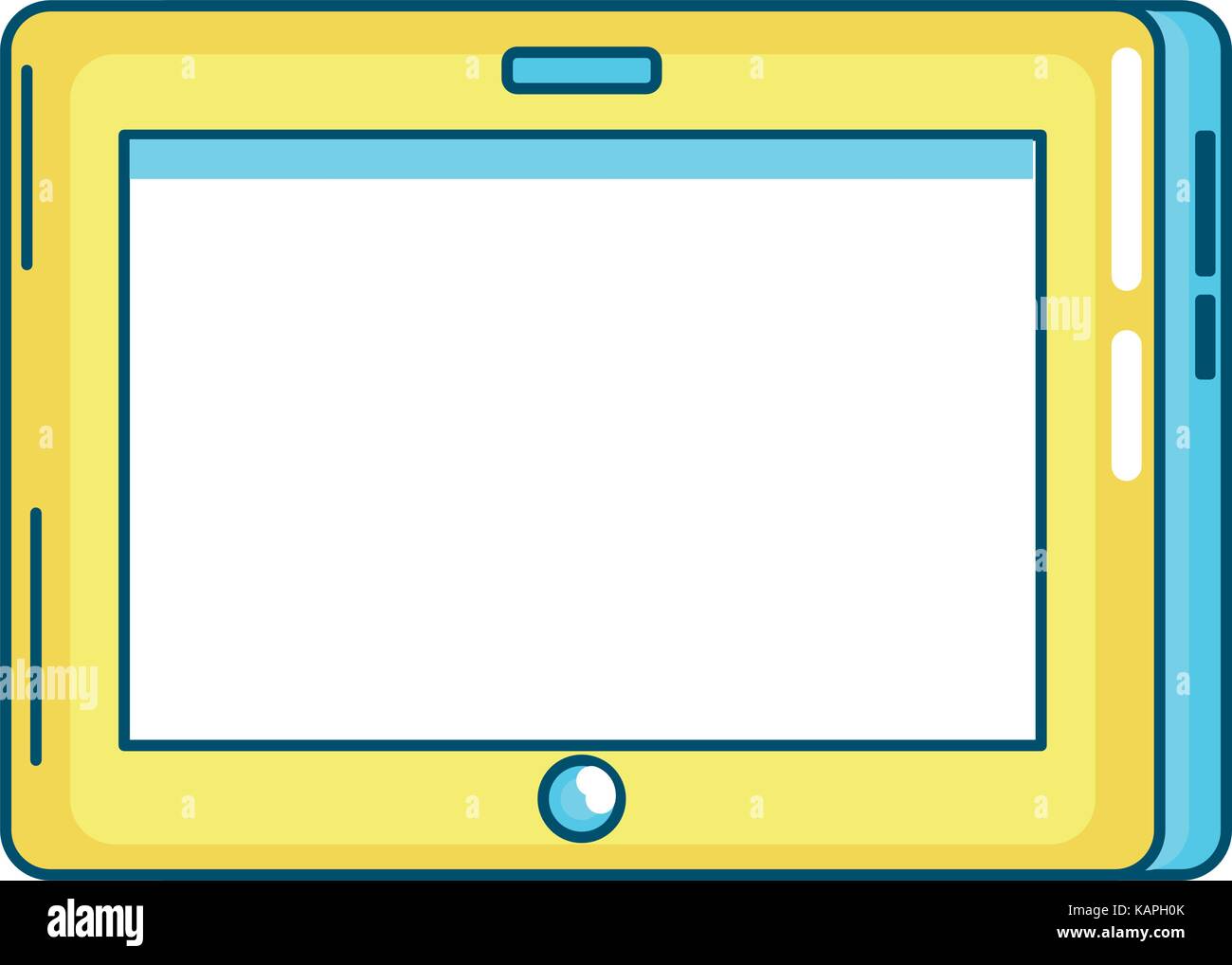 tablet technology touch and digital screen Stock Vector Image & Art - Alamy