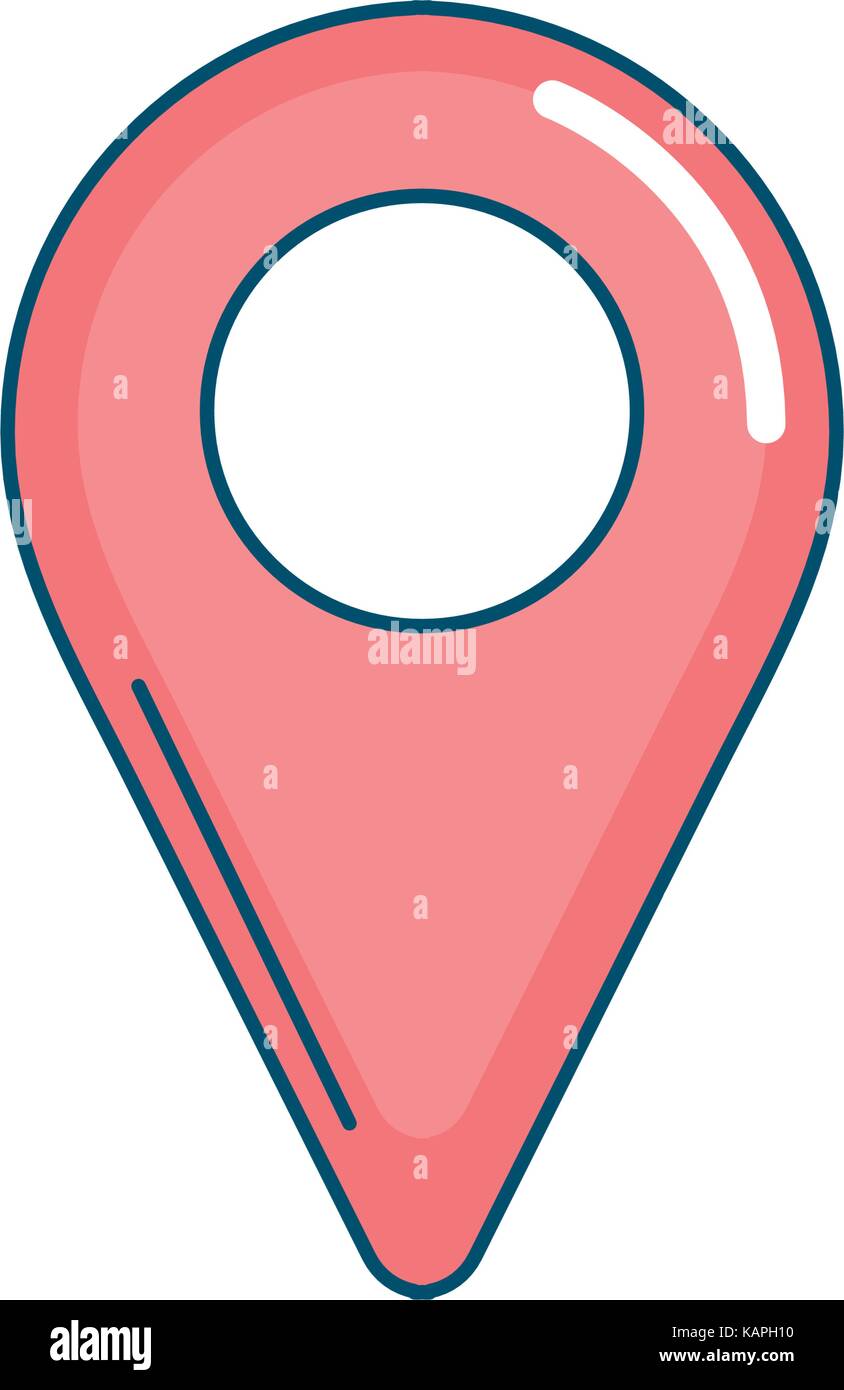 location symbol to seach in the map icon Stock Vector Image & Art - Alamy