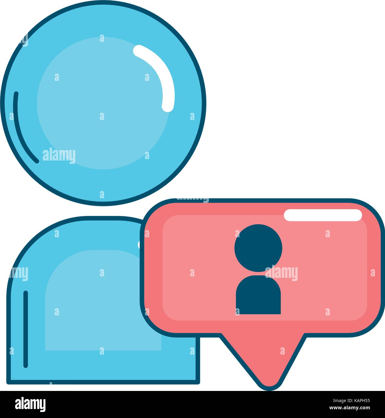 Male Avatar Chat Bubble High Resolution Stock Photography and Images ...