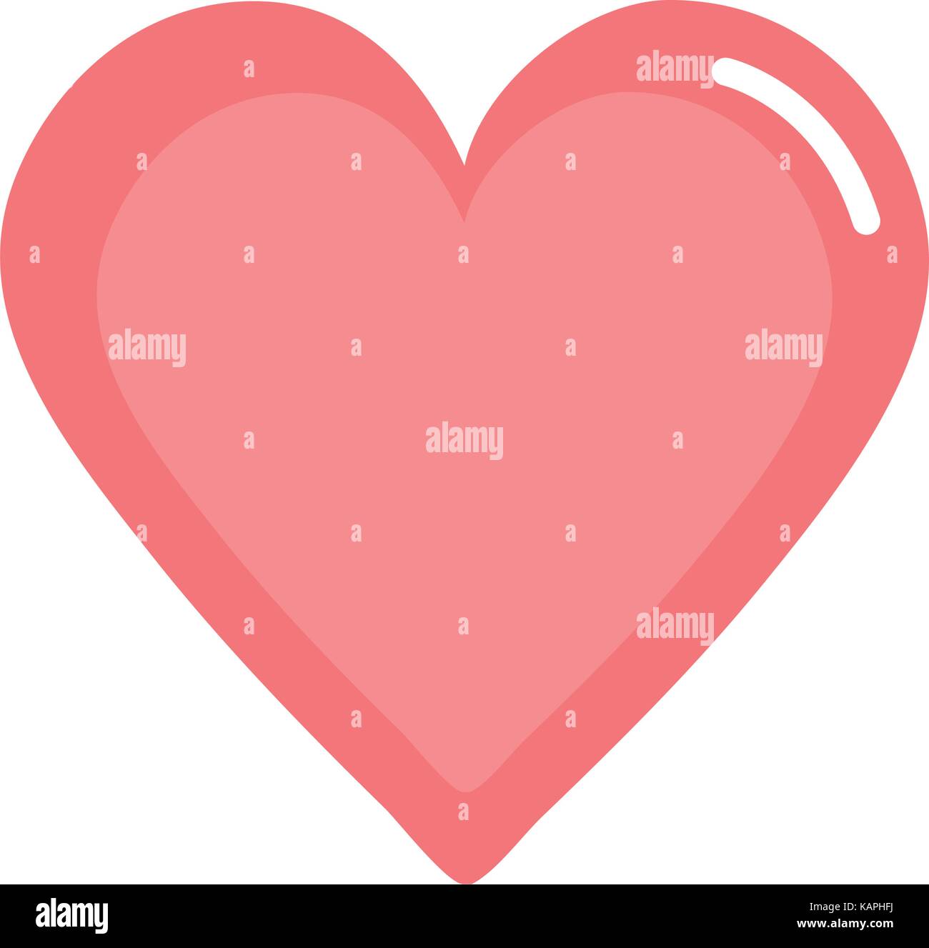 beauty heart symbol of love and romance Stock Vector Image & Art - Alamy