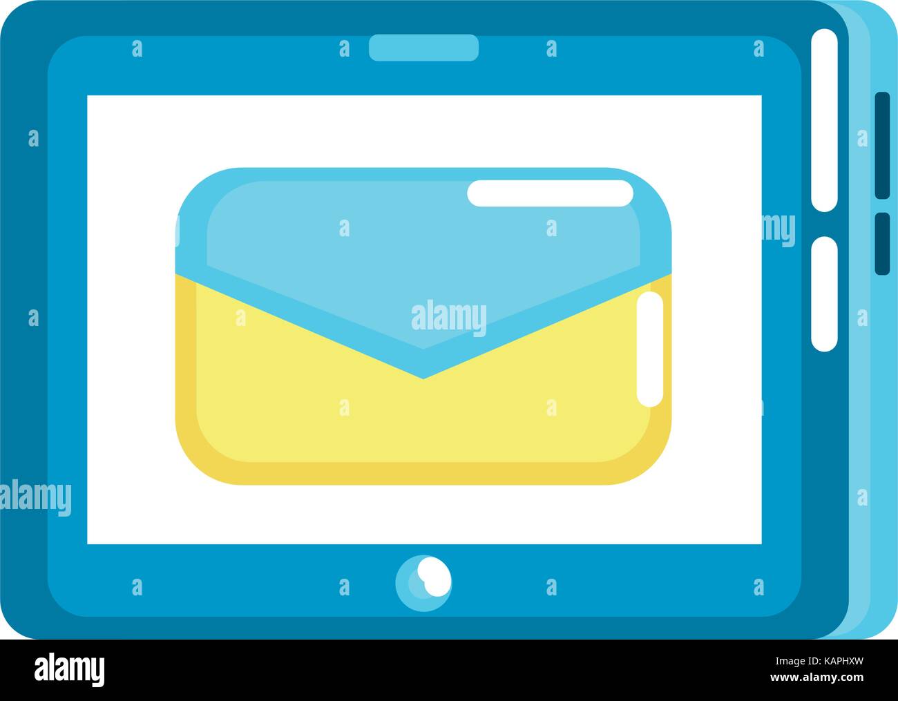 tablet technology with e-mail message Stock Vector Image & Art - Alamy