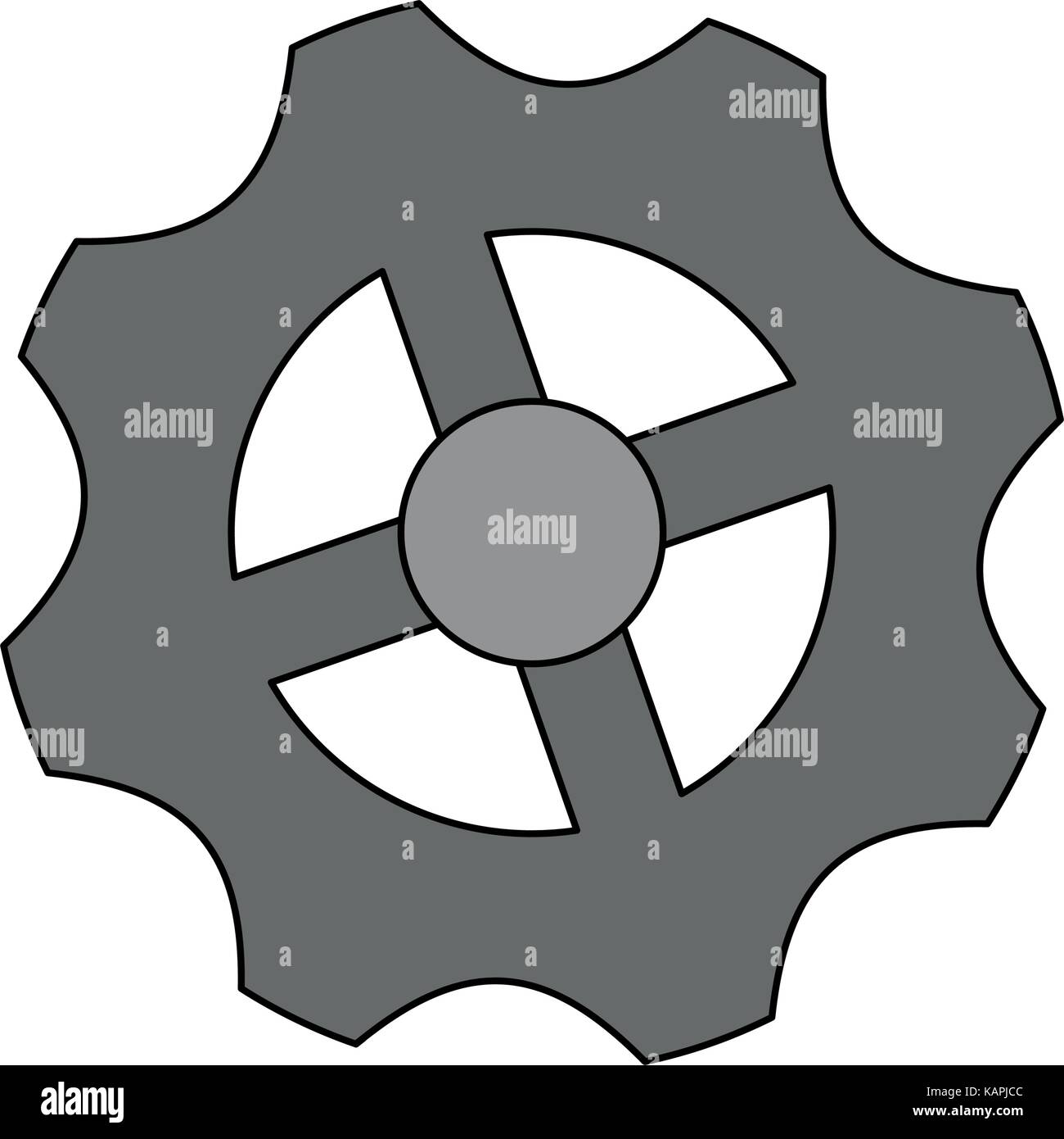 single gear icon image Stock Vector Image & Art - Alamy