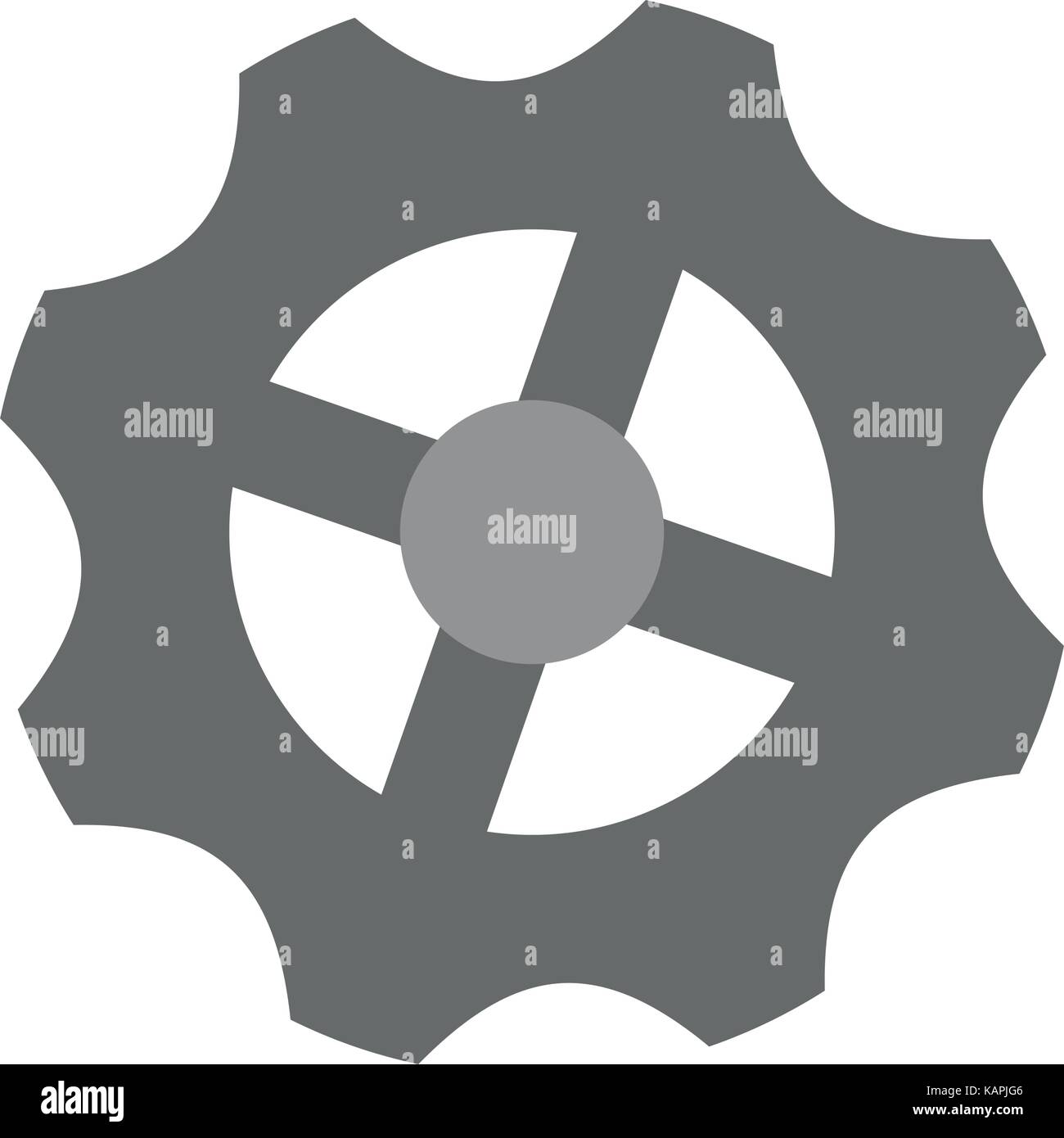 single gear icon image Stock Vector Image & Art - Alamy