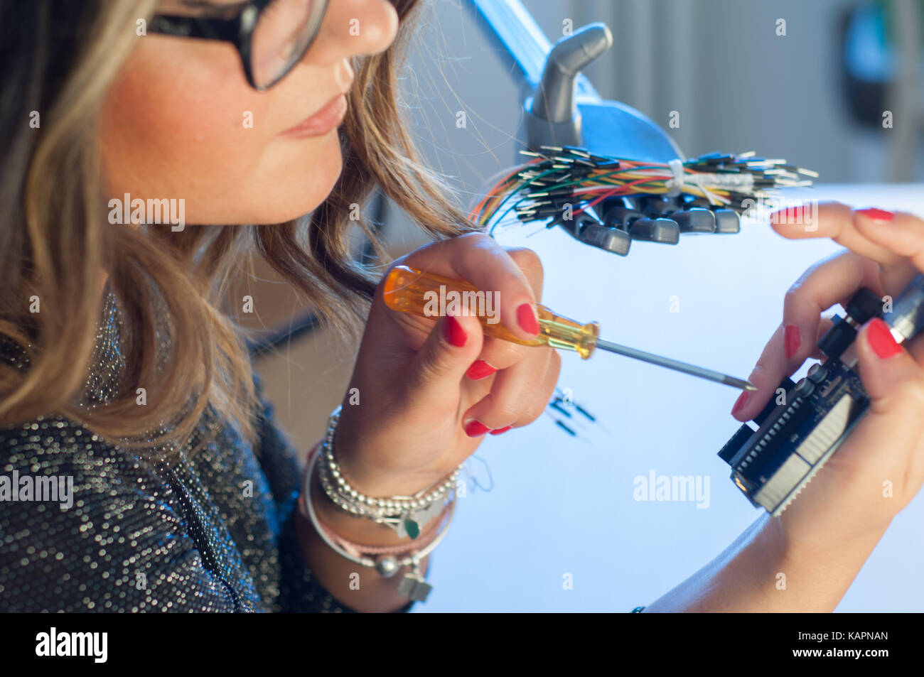 woman engineer at work Stock Photo - Alamy