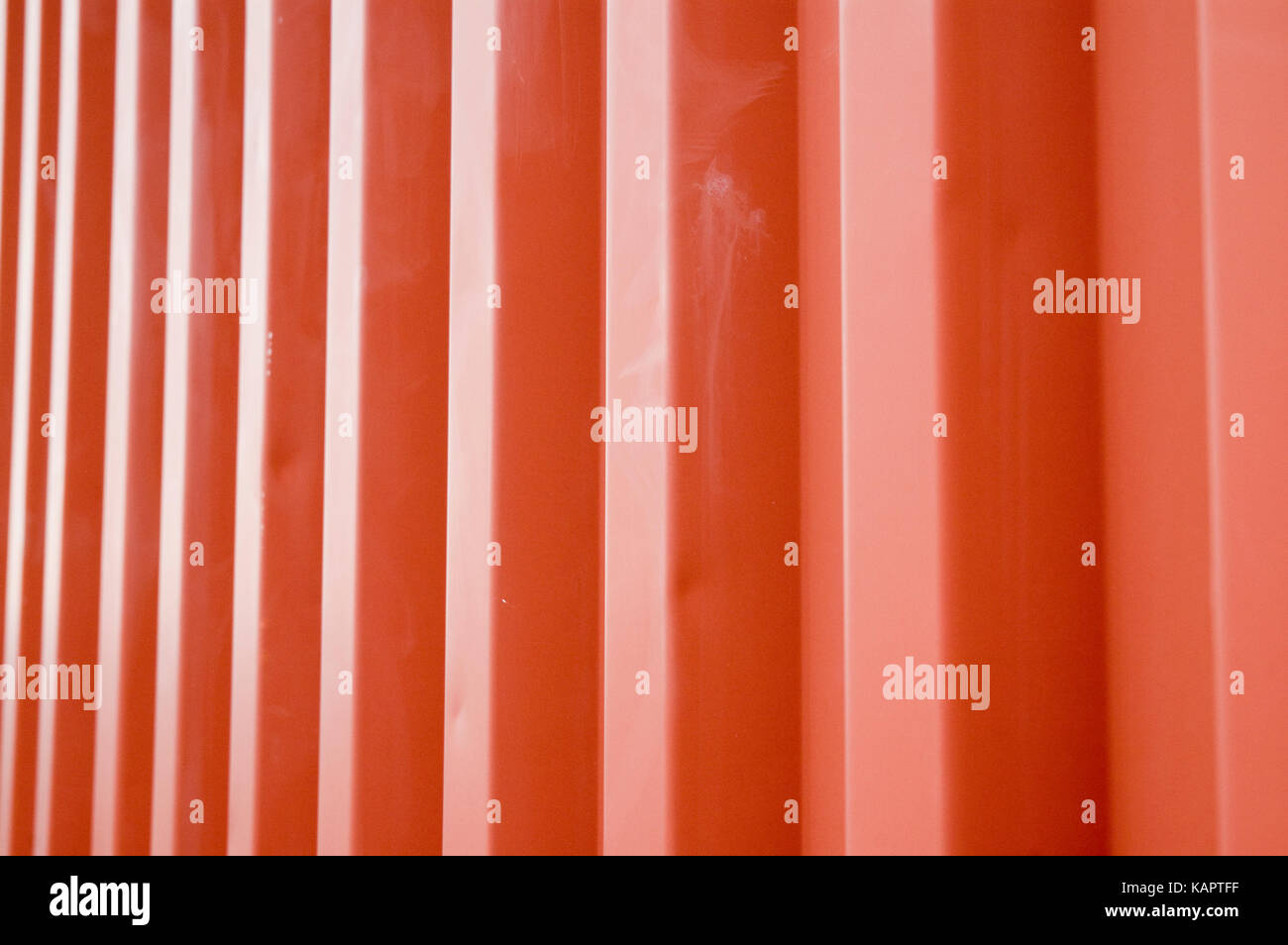 red metal covered wall Stock Photo - Alamy