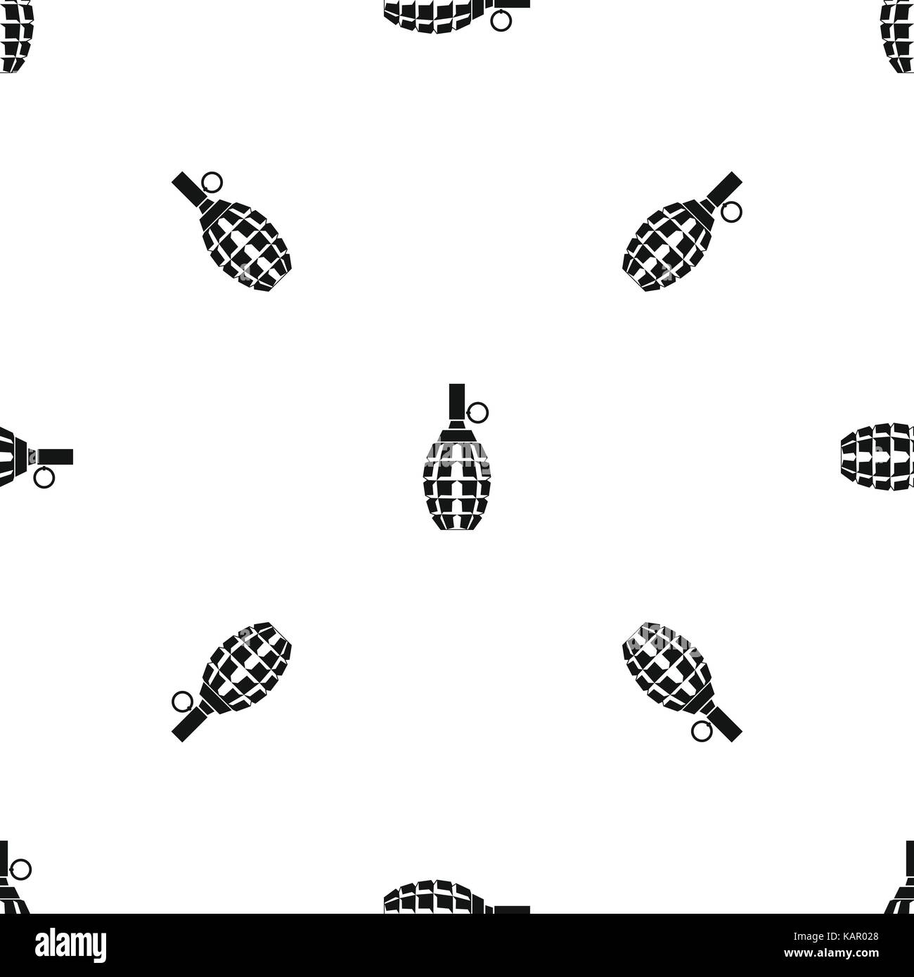 Grenade pattern seamless black Stock Vector Image & Art - Alamy