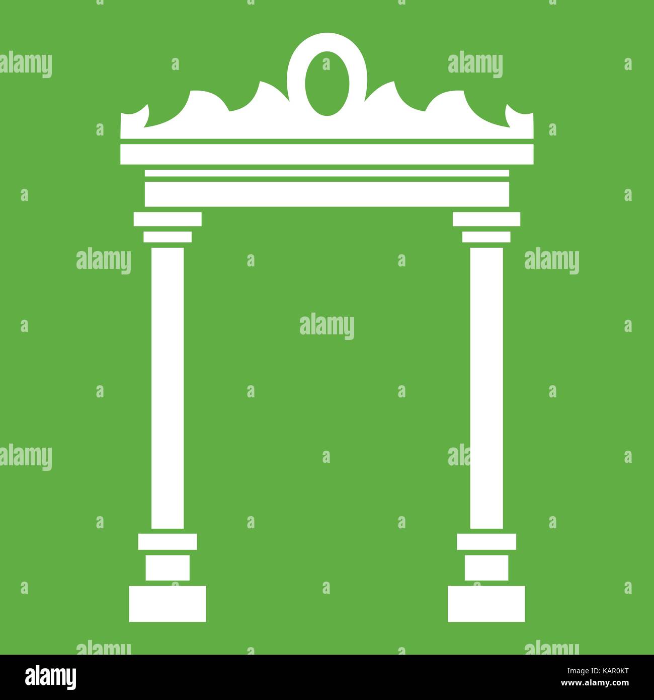Arch icon green Stock Vector Image & Art - Alamy
