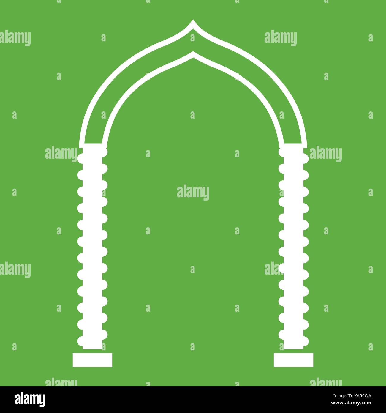 Arch icon green Stock Vector Image & Art - Alamy