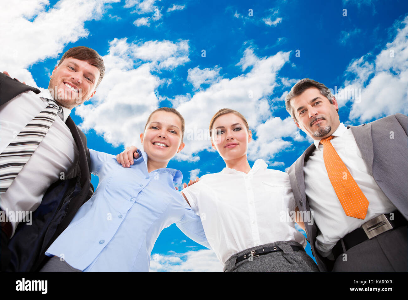Business portrait low angle hi-res stock photography and images - Alamy
