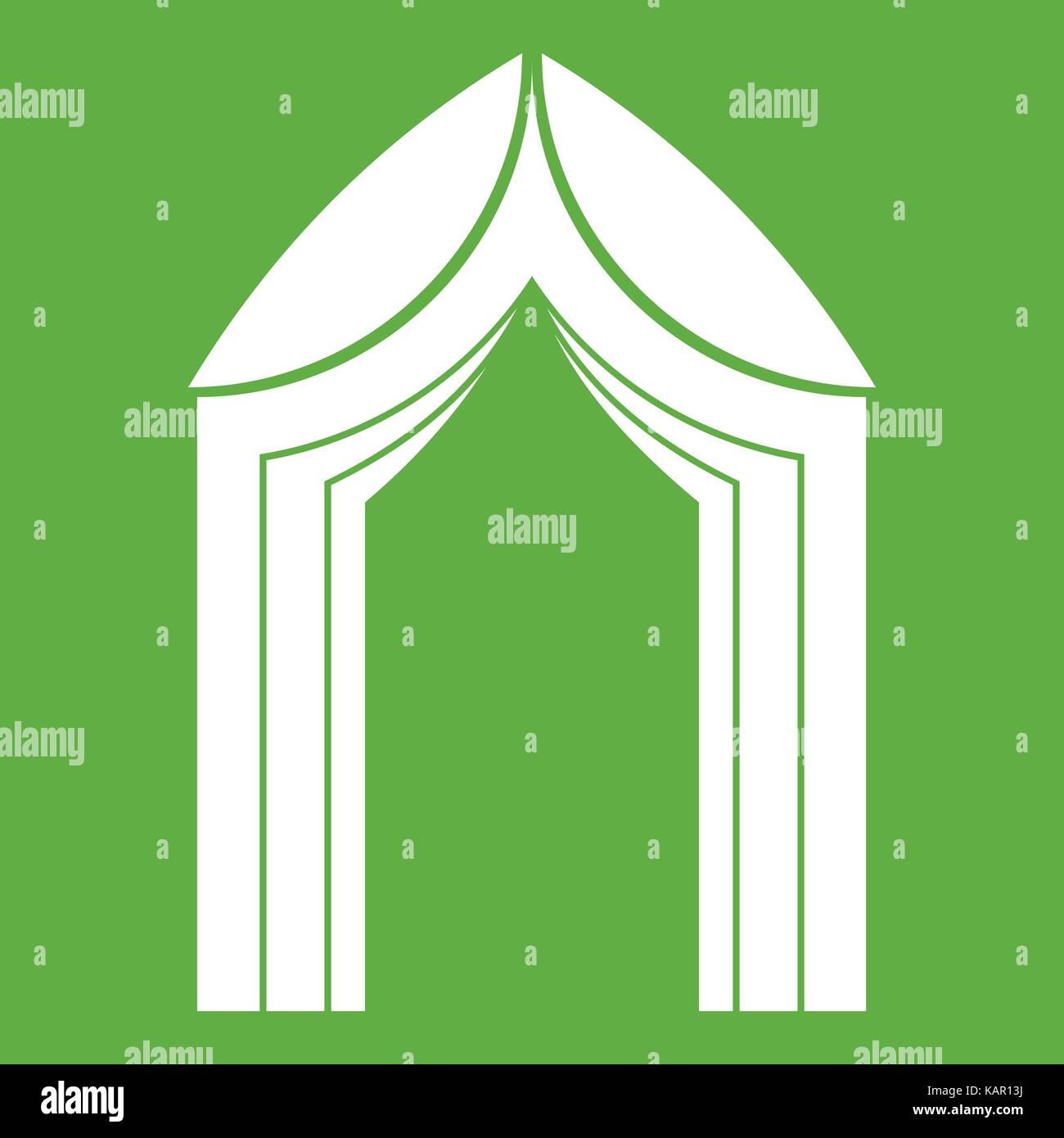 Arch icon green Stock Vector Image & Art - Alamy