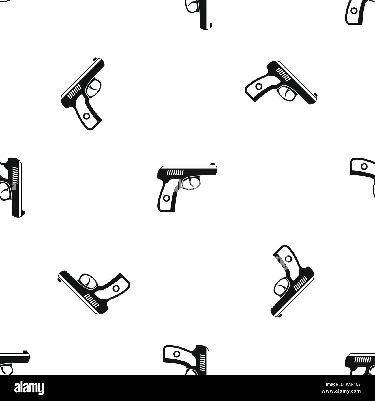 Gun pattern seamless black Stock Vector Image & Art - Alamy