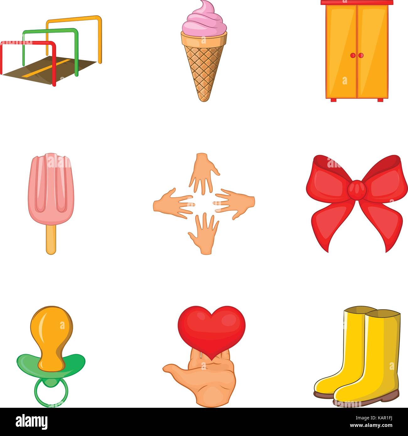 Childbearing icons set, cartoon style Stock Vector Image & Art - Alamy