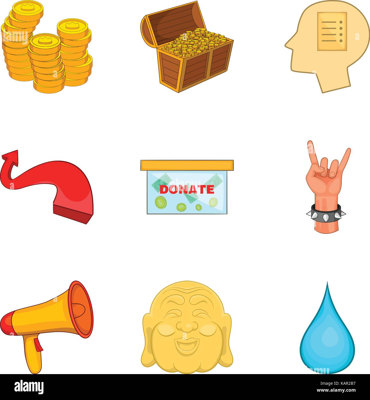 Regret icons set, cartoon style Stock Vector Image & Art - Alamy