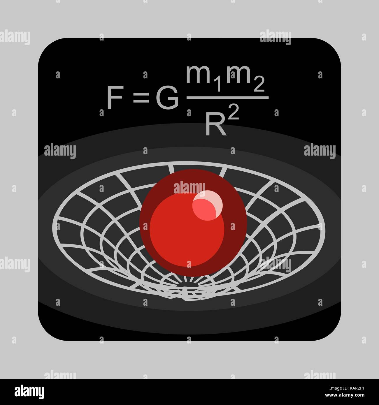 Gravity power energy concept background, cartoon style Stock Vector ...
