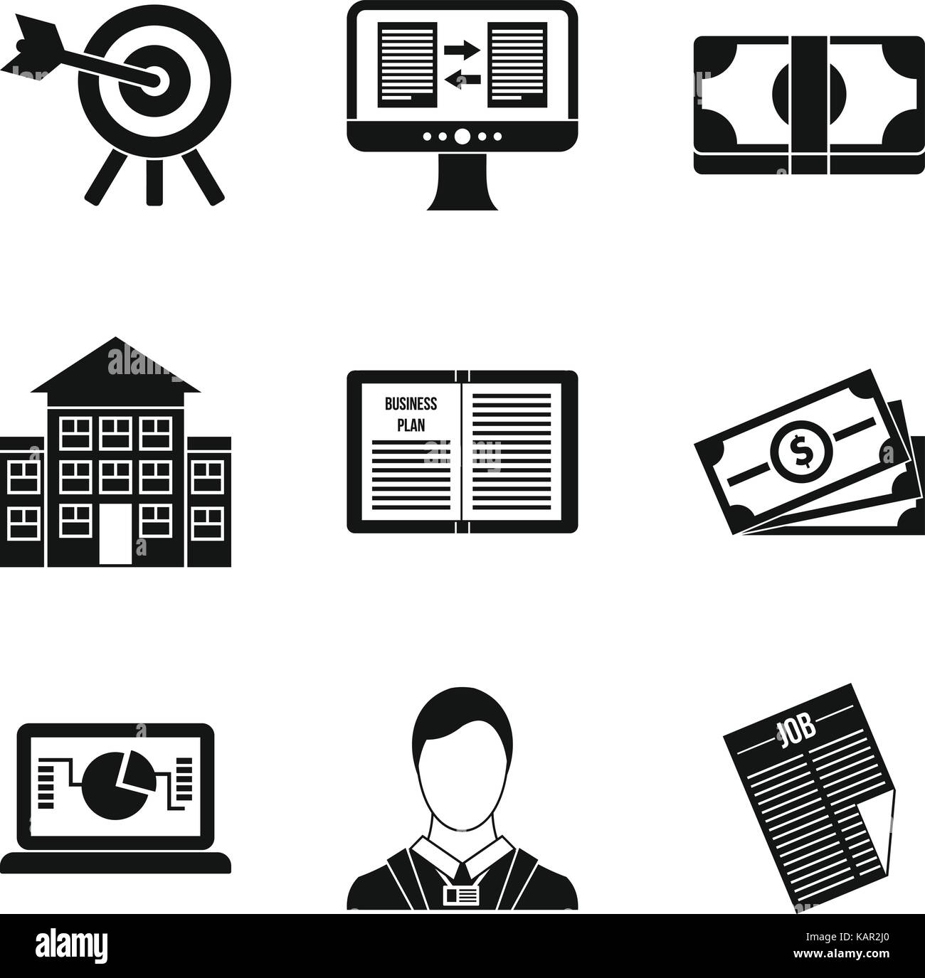 Resolution icons set, simple style Stock Vector Image & Art - Alamy