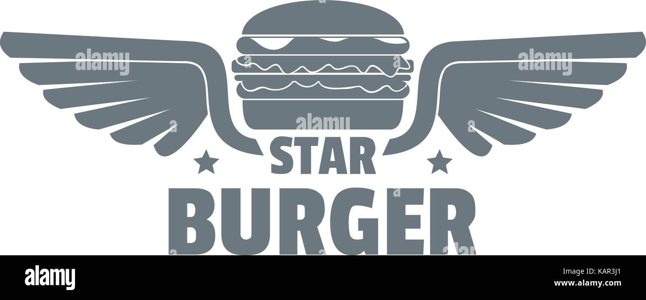 Element burger logo, simple gray style Stock Vector Image & Art - Alamy