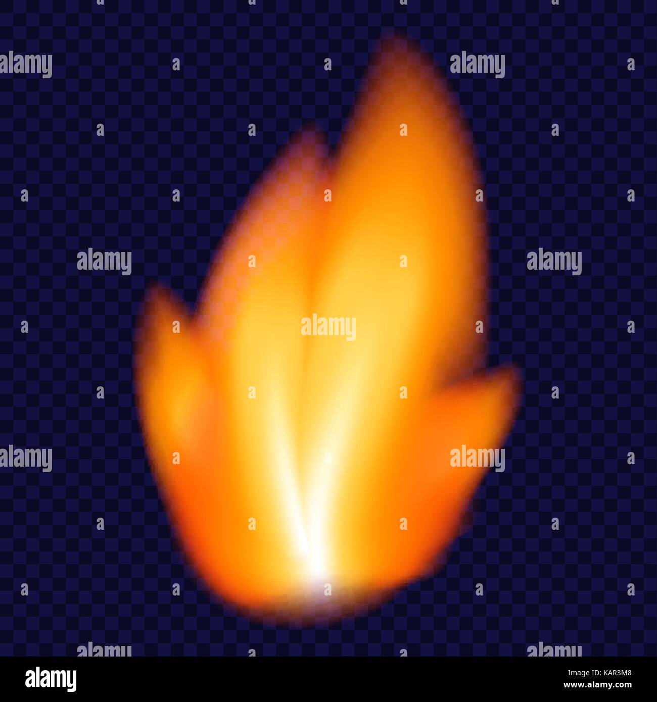 Candle fire concept background, realistic style Stock Vector Image ...