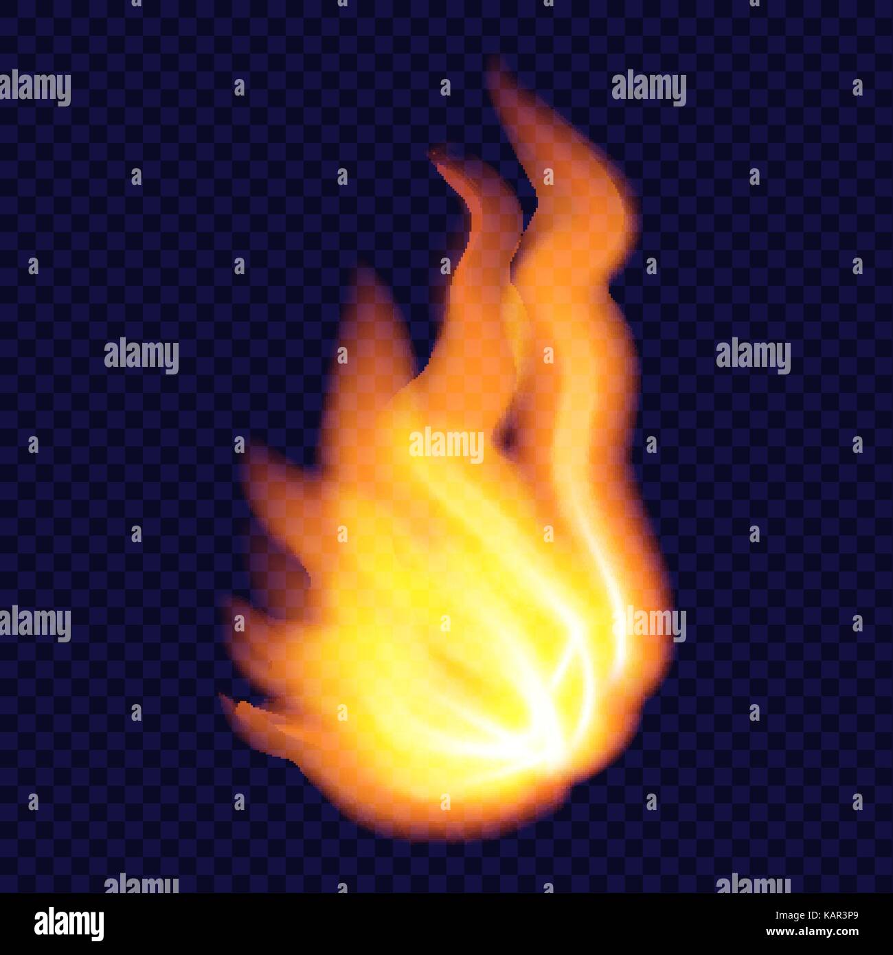Natural fire concept background, realistic style Stock Vector Image ...