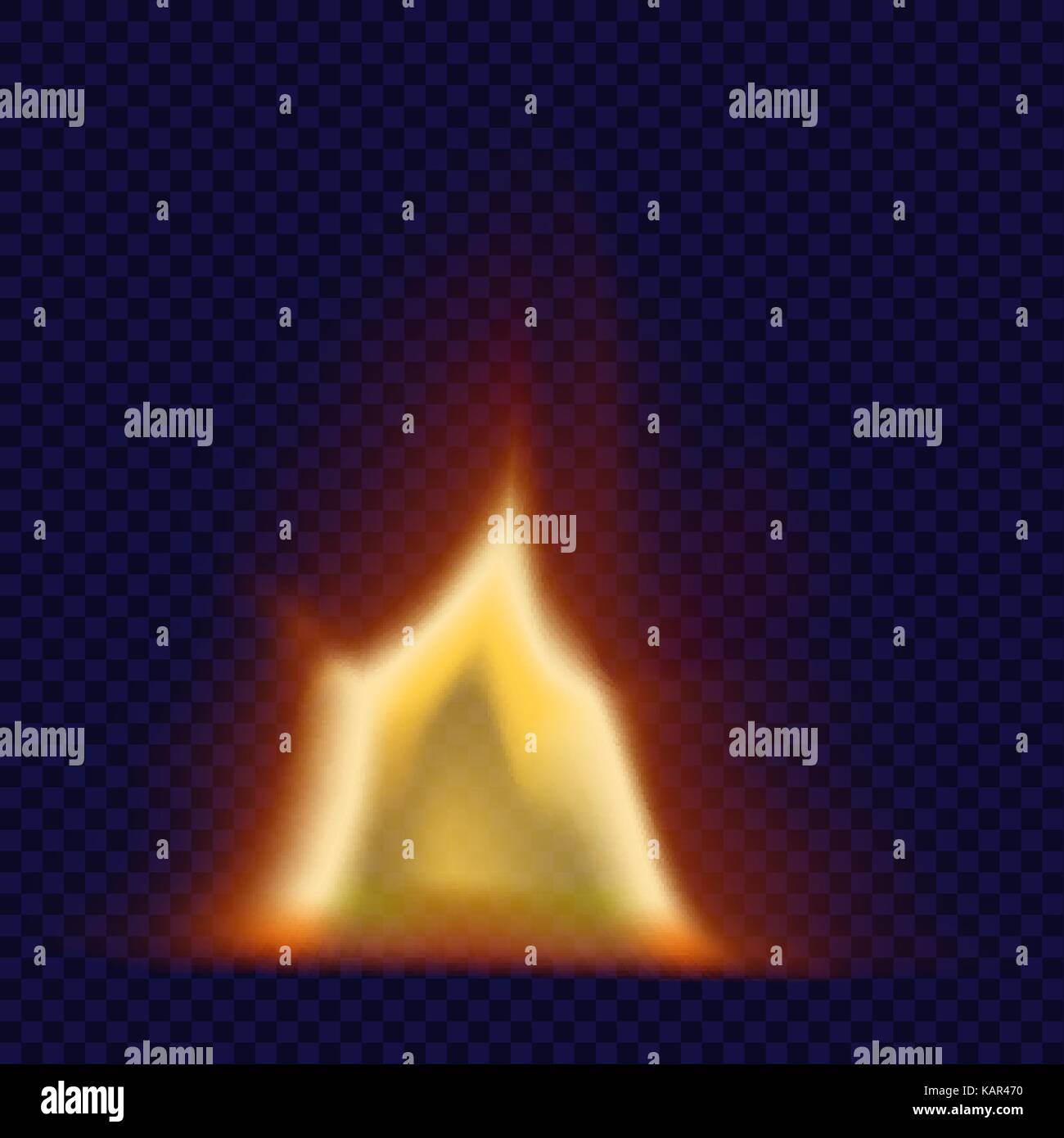 Small fire concept background, realistic style Stock Vector Image & Art ...