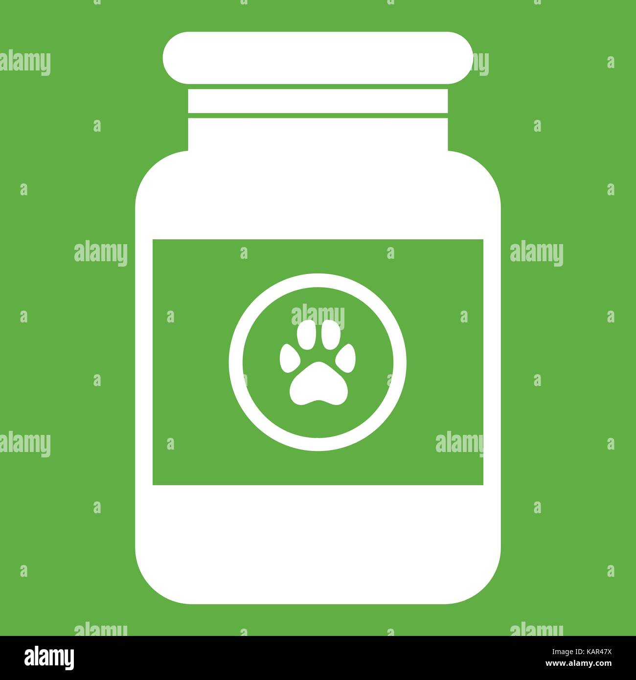 Treatment solution for animals icon green Stock Vector Image & Art - Alamy