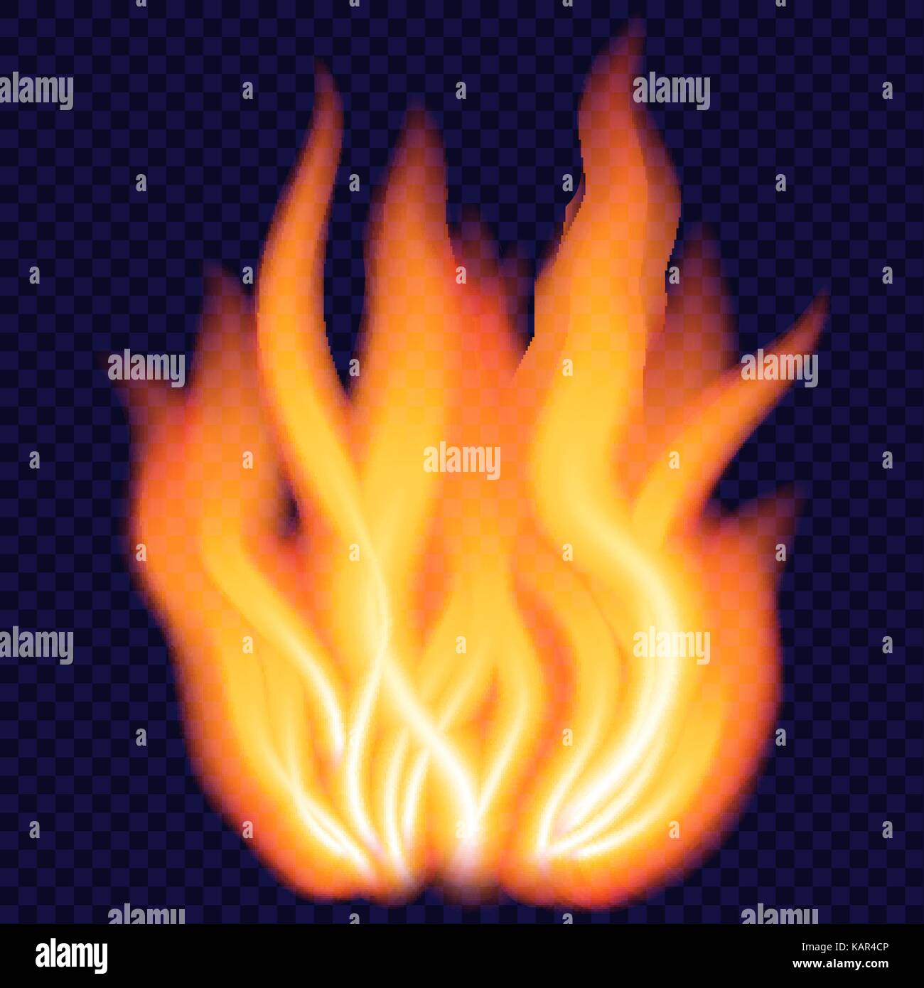 Big fire concept background, realistic style Stock Vector Image & Art ...