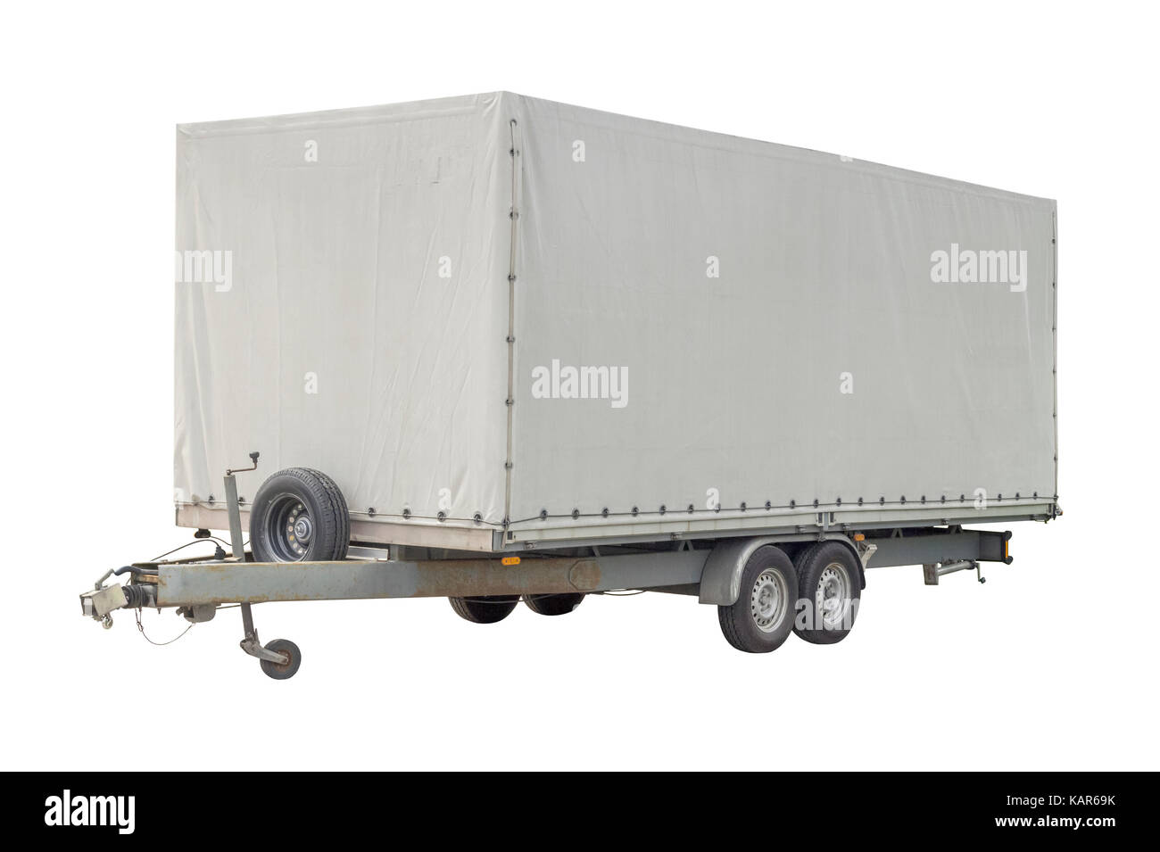 Back trailer Cut Out Stock Images & Pictures - Alamy