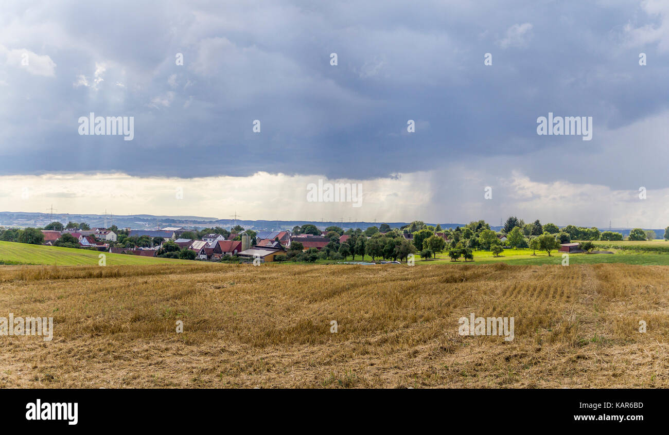 Rainy field rain hi-res stock photography and images - Alamy