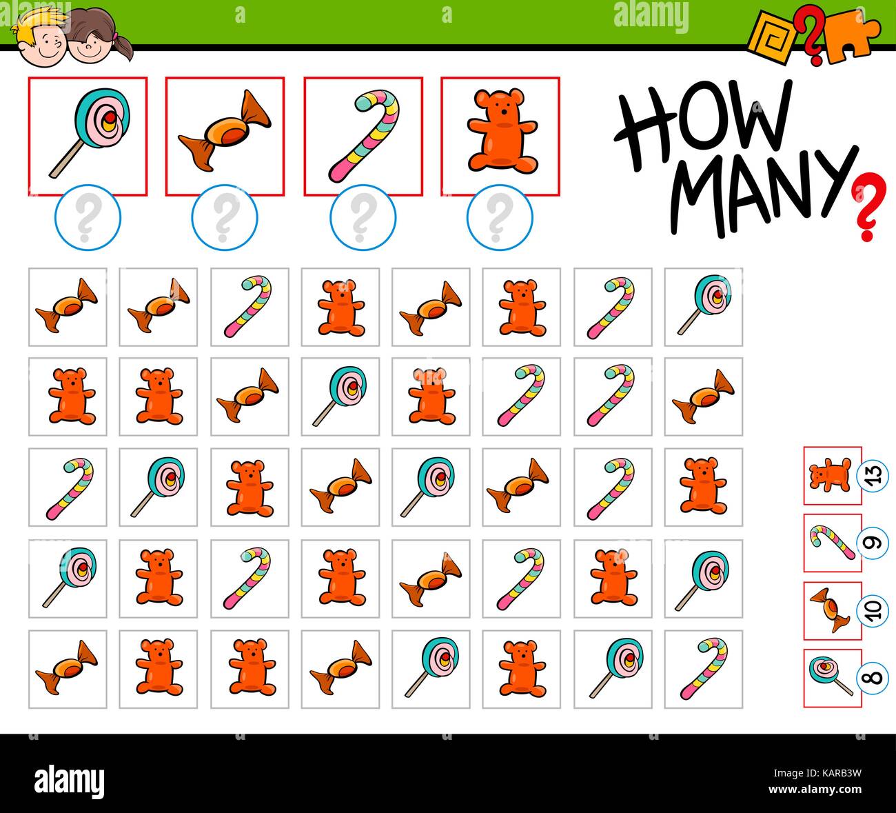 Counting candy hi-res stock photography and images - Alamy