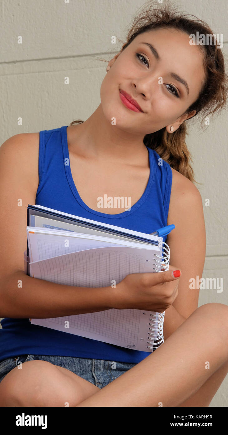 A Female Student Stock Photo - Alamy