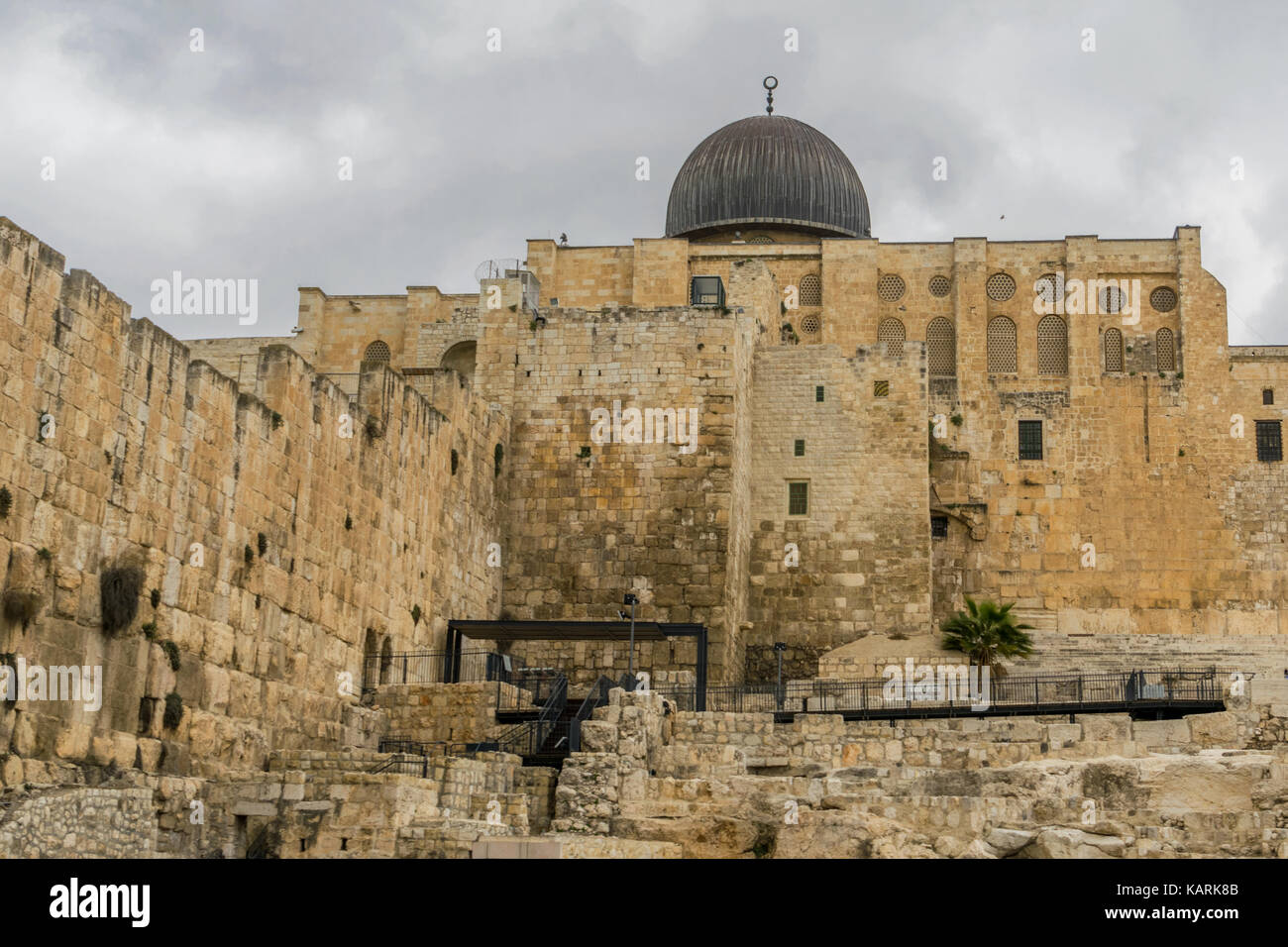 Temple of Jerusalem - view from David's city Stock Photo - Alamy