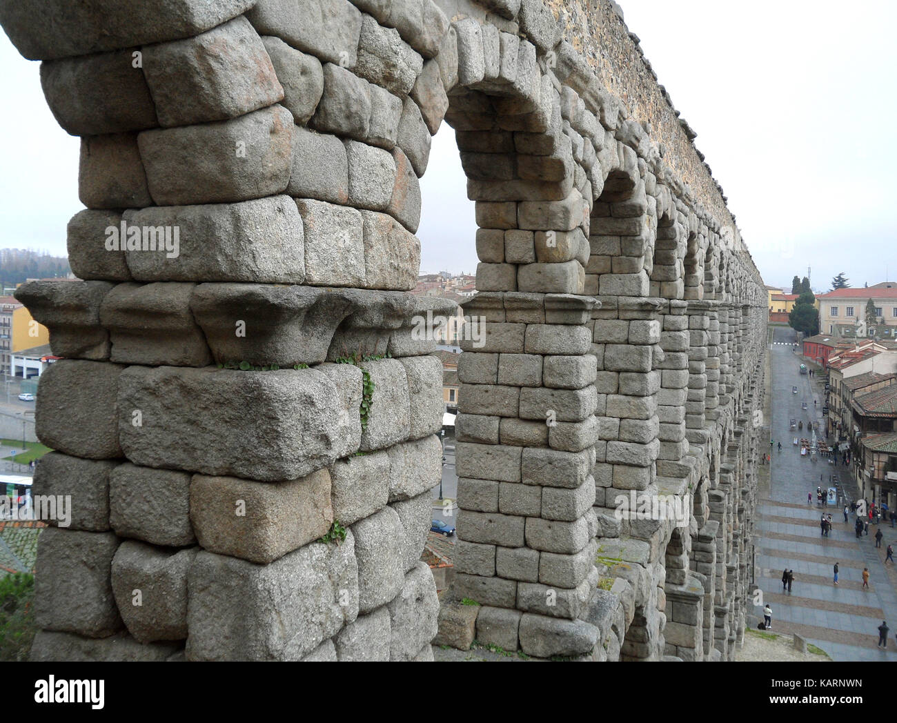 Aqueduct of Segovia, Spain Stock Photo - Alamy