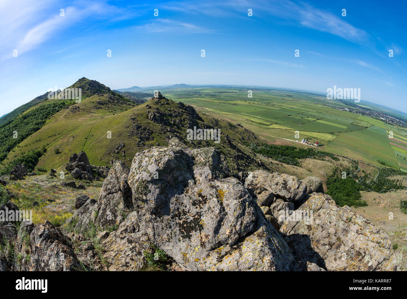 Macin mountains of Dobrogea, Romania Stock Photo - Alamy