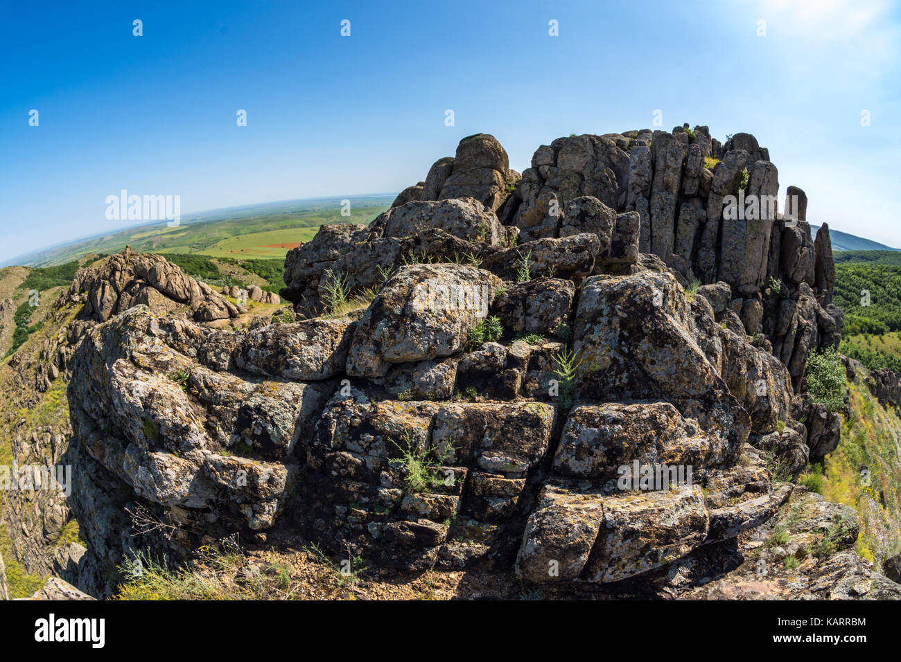 Macin mountains of Dobrogea, Romania Stock Photo - Alamy