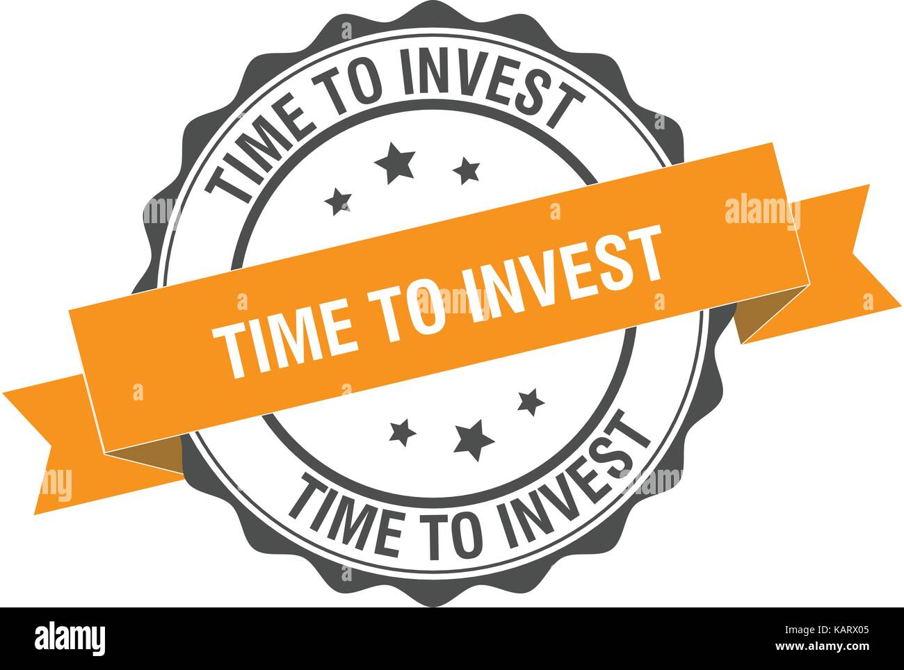 Time to invest stamp illustration Stock Vector Image & Art - Alamy