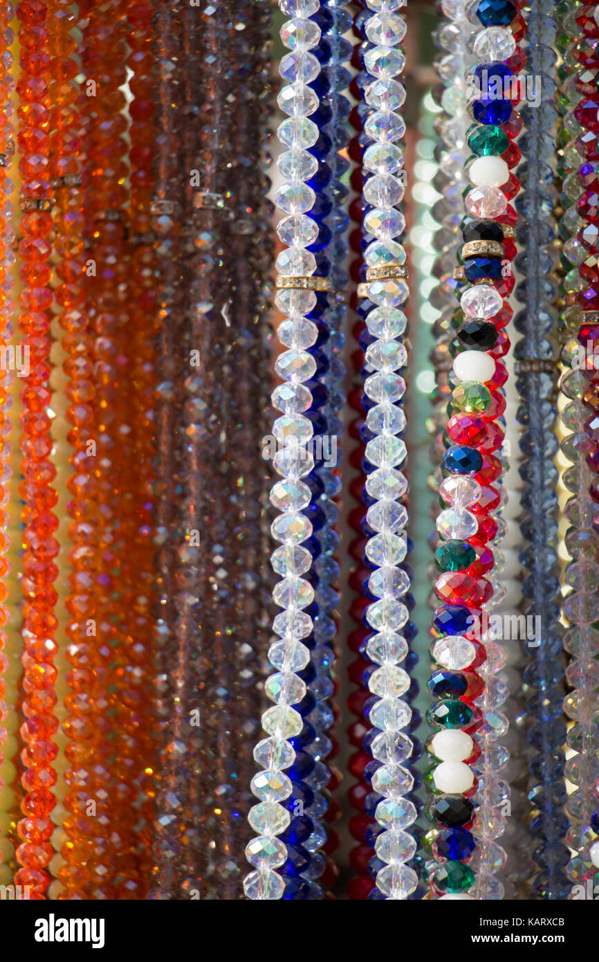 Colorful beads of various color Stock Photo - Alamy