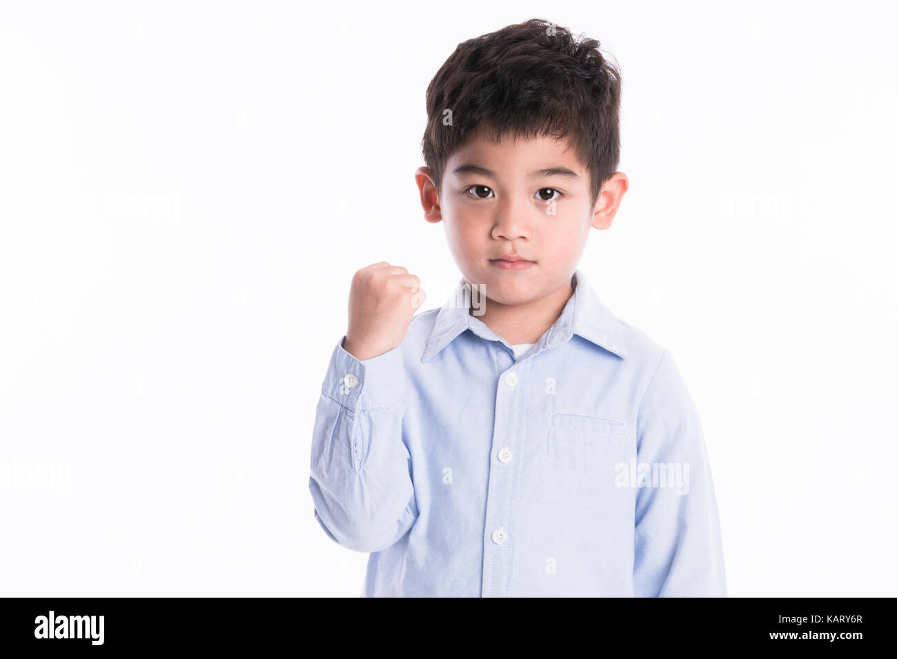 Studio portrait of East Asian male child Stock Photo - Alamy