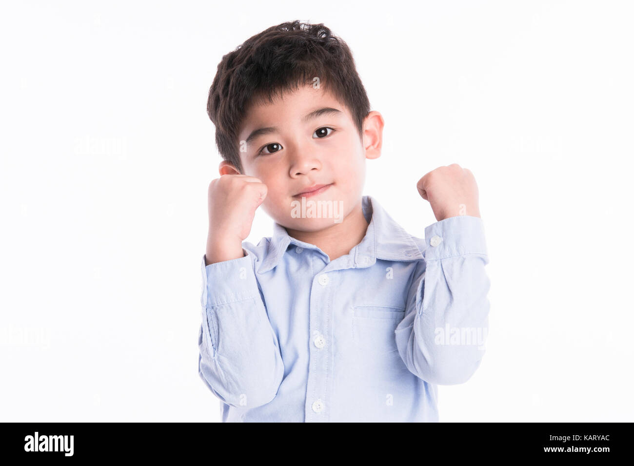Studio portrait of East Asian male child Stock Photo - Alamy