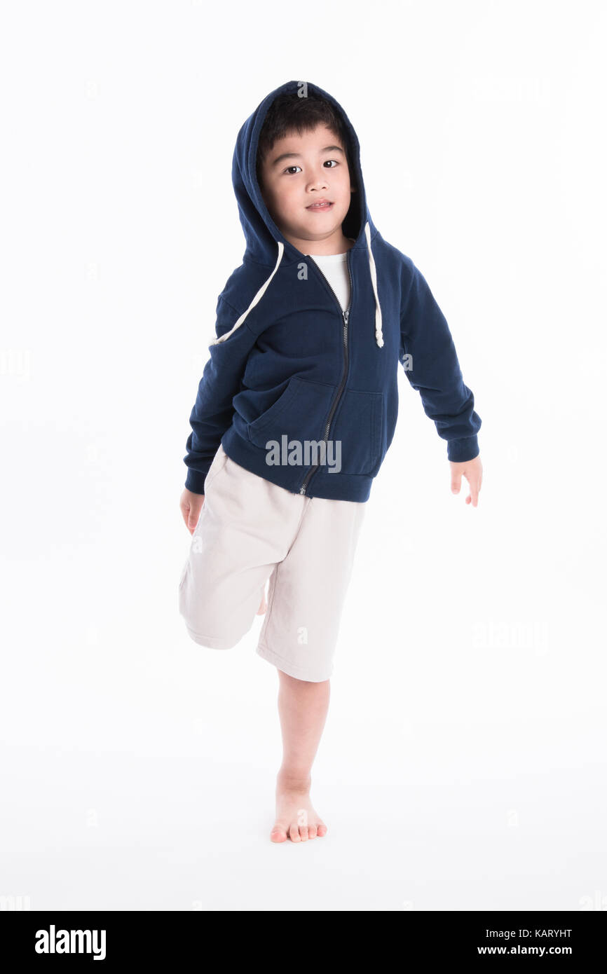 Studio portrait of East Asian male child Stock Photo - Alamy