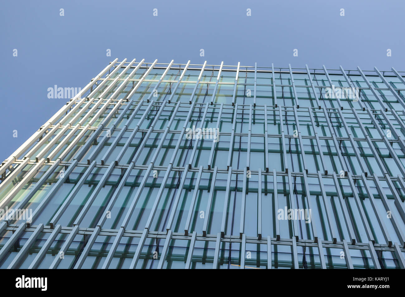 University building with huge windows in Montreal, Canada Stock Photo ...