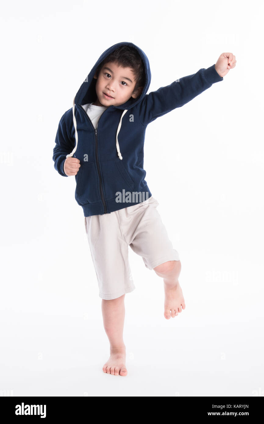 Studio portrait of East Asian male child Stock Photo - Alamy